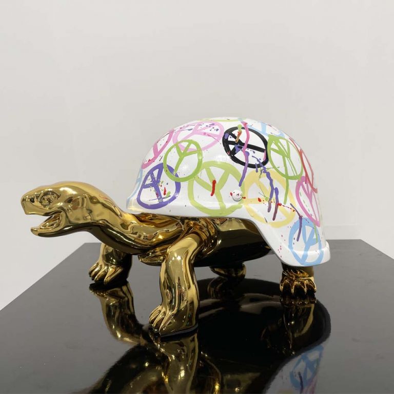 World Love - Golden Peace Turtle