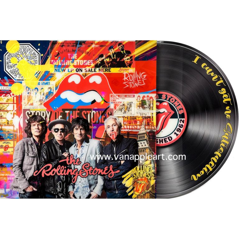 The Rolling Stones - Van Apple Art